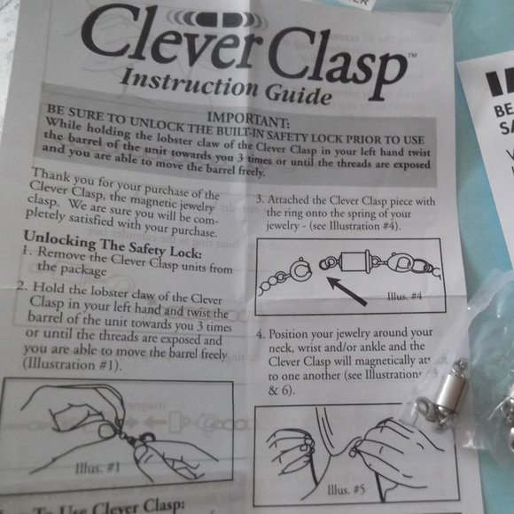Clever Clasp | Jewelry | Nwt Clever Clasp Necklace | Poshmark